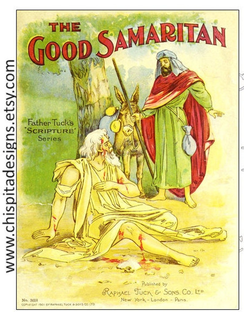 The Good Samaritan:illustrated Parable of Jesus Ebook. Bible New ...