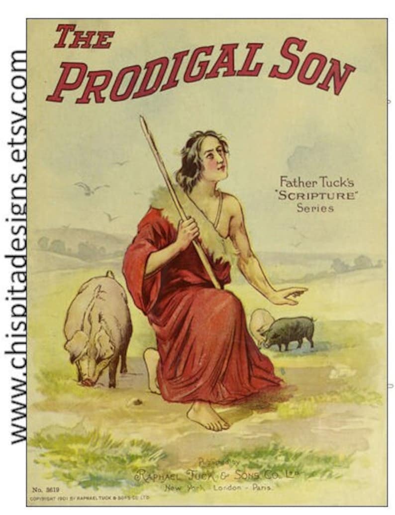The Prodigal Son Illustrated Parable: Vintage Bible Story (PDF Ebook ...