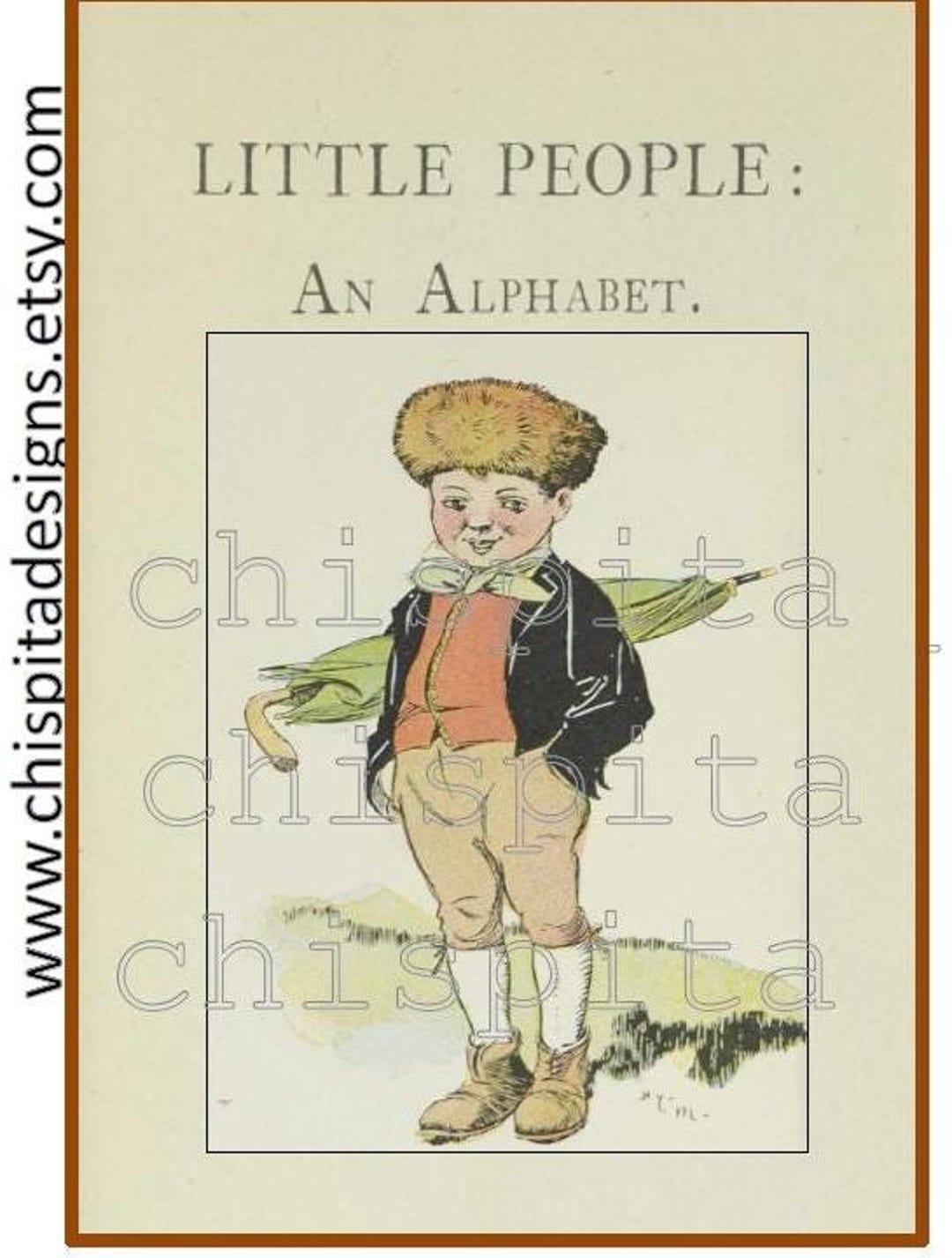 Children of the World 1900s Picture Alphabet in Rhymes Ebook.antique ...