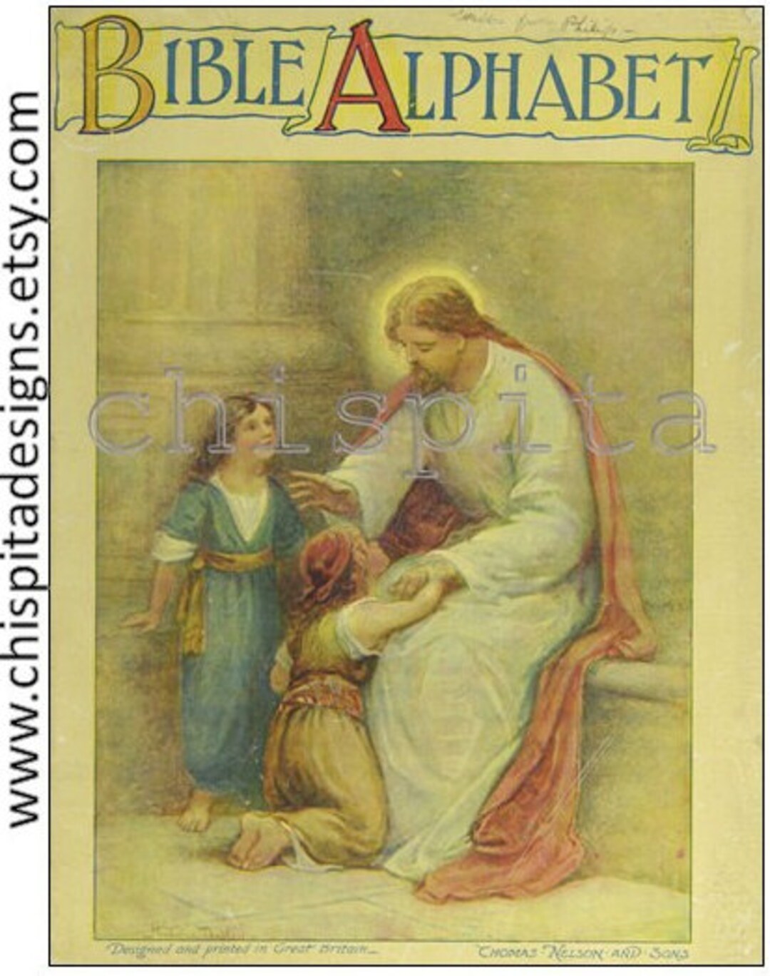 Bible Alphabet With Illustrations From Old and New Testament by A ...