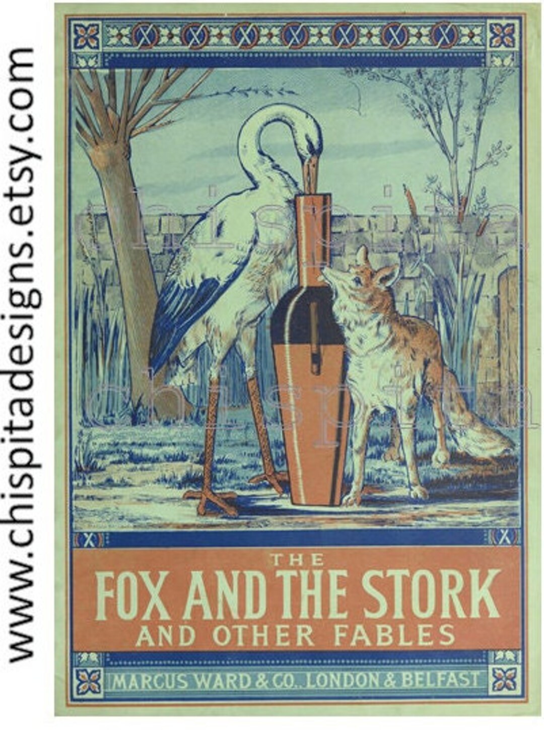 The Fox and the Stork and Other Fables:the Old Hound, the Countryman ...