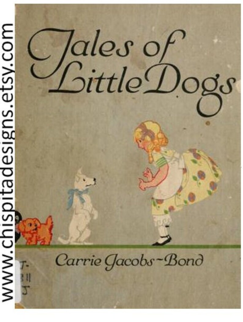 Tales of Little Dogs: Puppy Illustrated Verses From 1920s Ebook. PDF ...