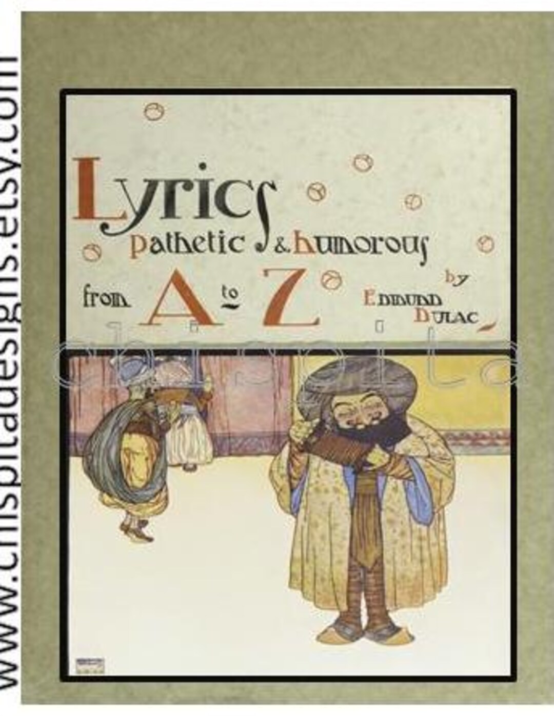 Humurous Abecedary Written & Illustrated by Dulac Ebook.1900s Funny ...