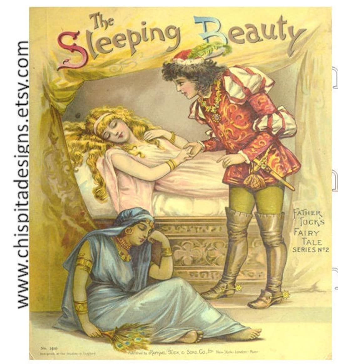 1895 Sleeping Beauty Illustrated Pdf Tale. Briar Rose Printable ...