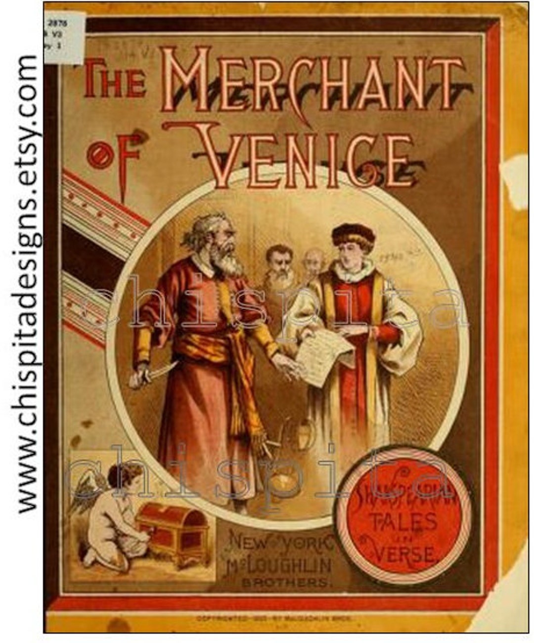 The Merchant of Venice by William Shakespeare 1880s Rare Edition ...