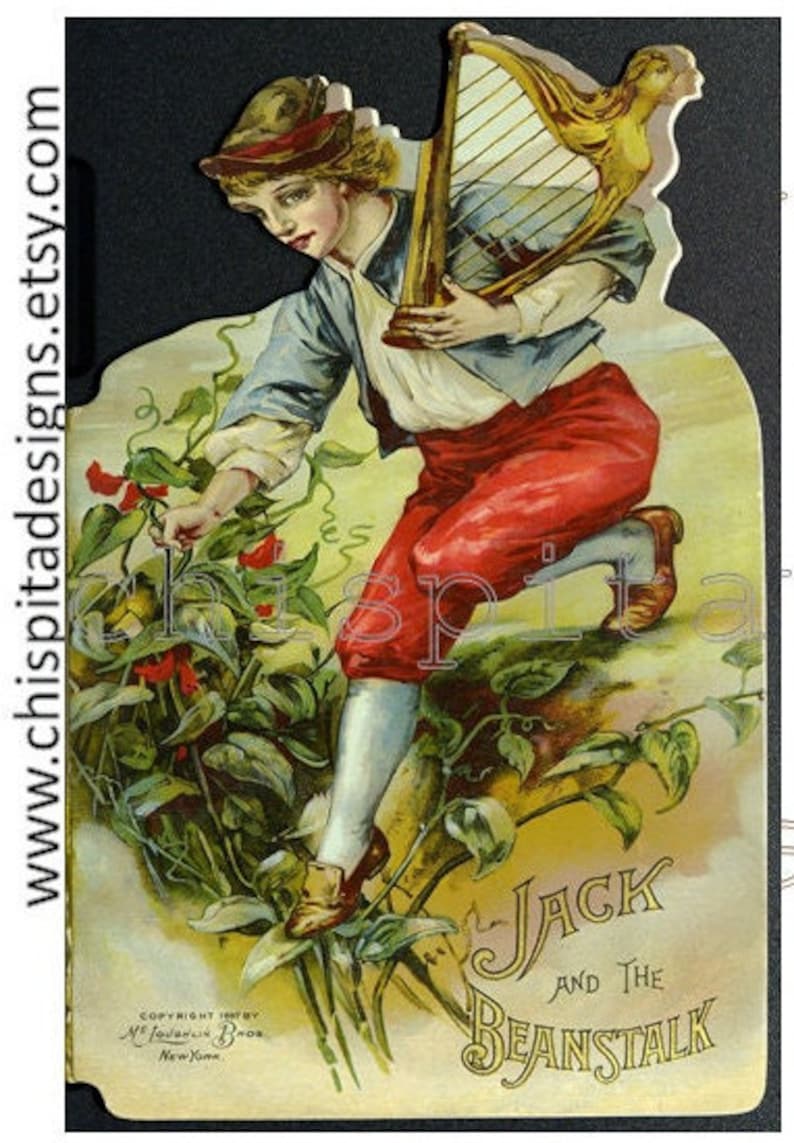 Jack and the Beanstalk Shape Ebook. 1890s Jack the Giant Killer ...
