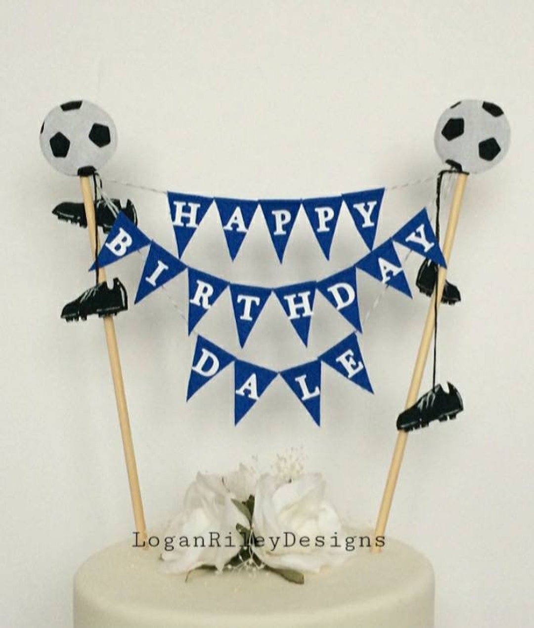 Chelsea Football Cake Topper. Ipswich Birmingham City - Etsy UK