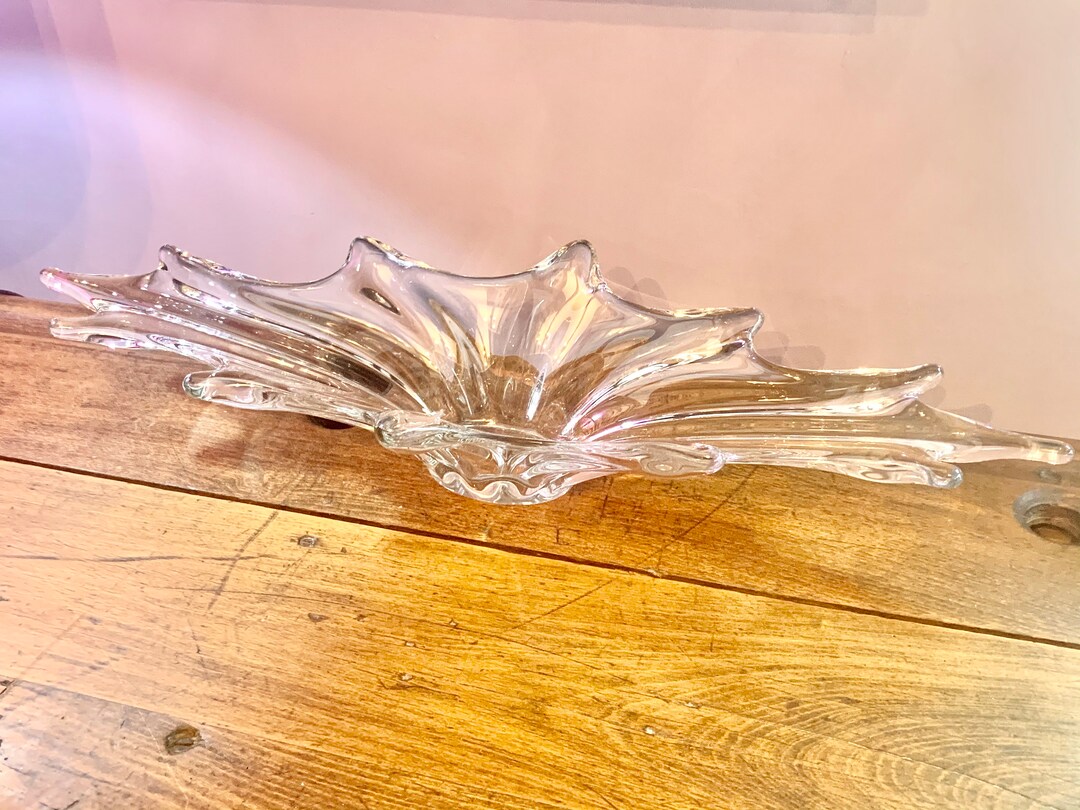 Fabulous French Vintage Splash Glass Art. - Etsy