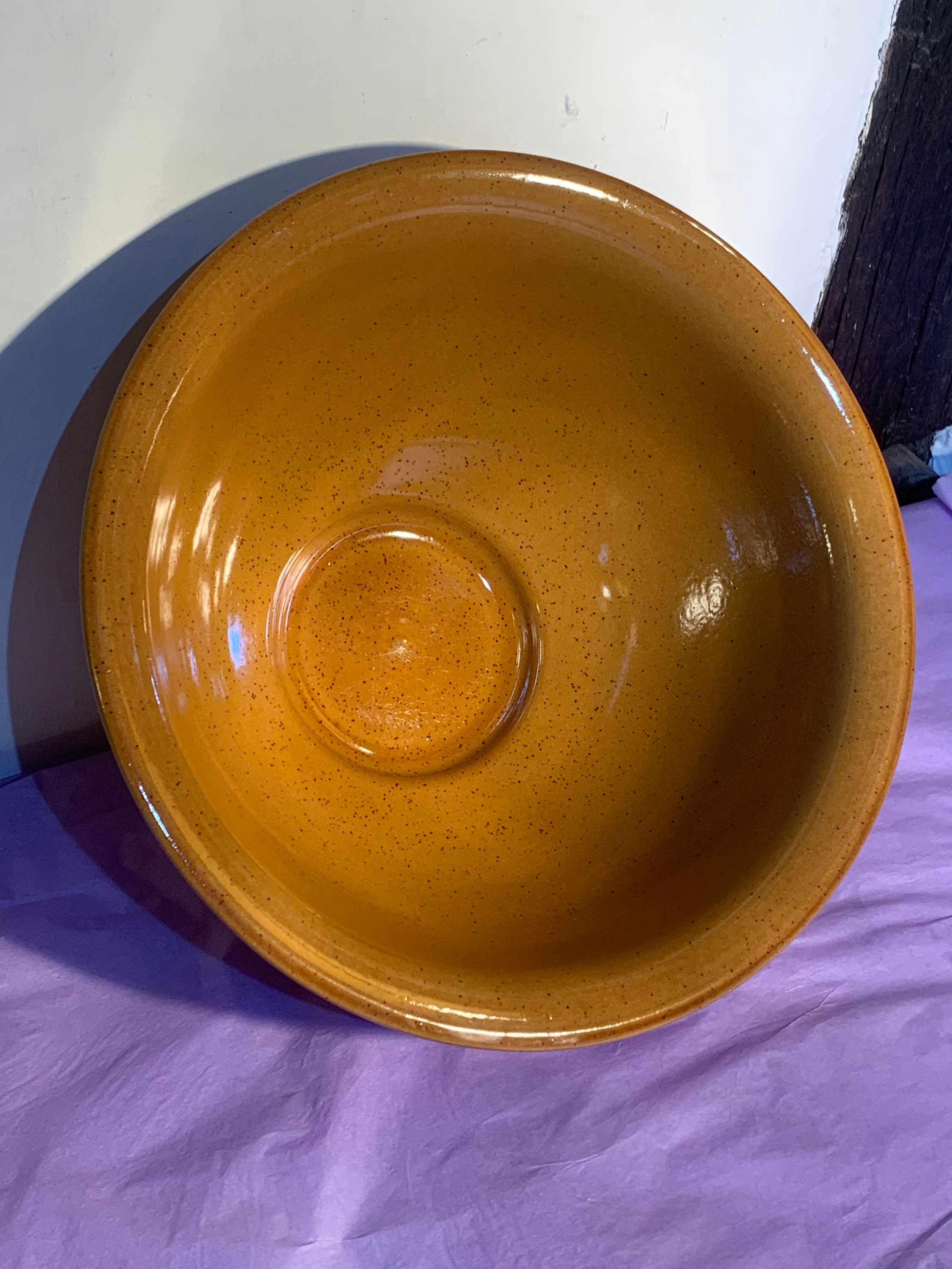 Large Glazed Pancheon Confit or Milk Bowl | Etsy UK