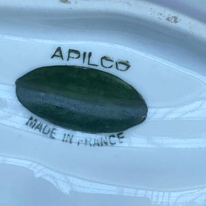 French Apilco Porcelain Vine Leaf Dish - Etsy