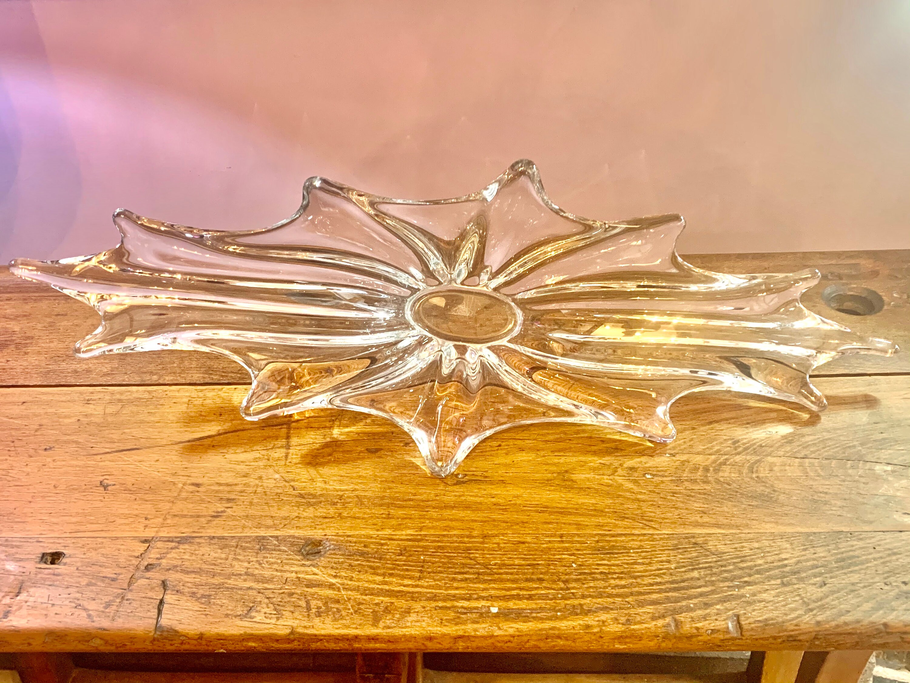 Fabulous French Vintage Splash Glass Art. | Etsy