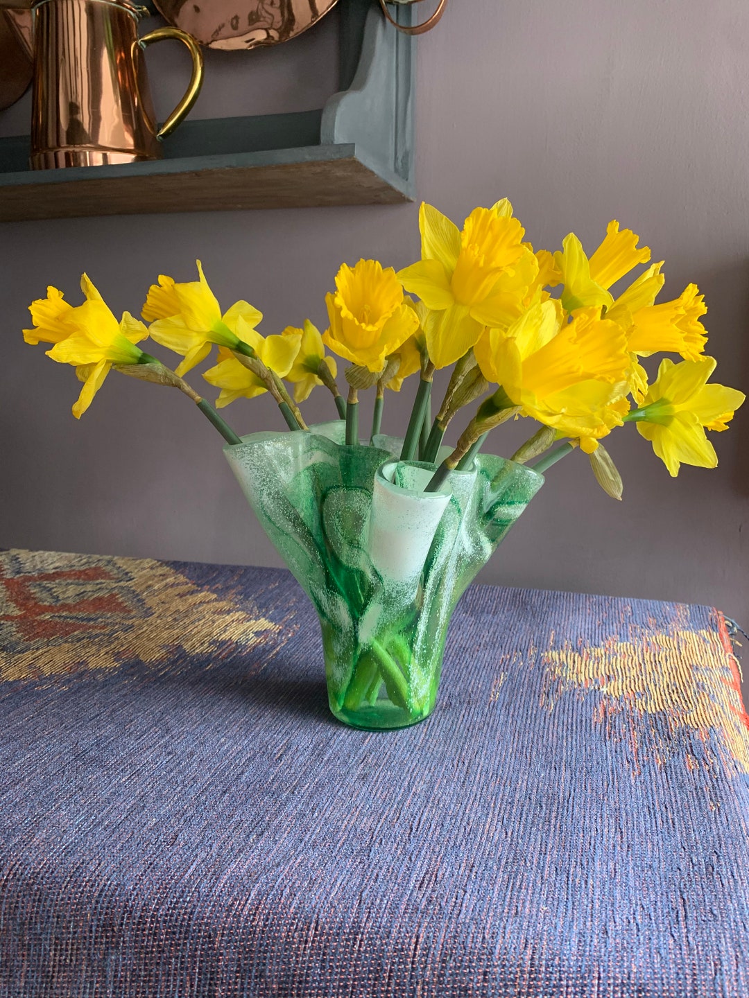 Handmade Glass Vase by Artglass - Etsy
