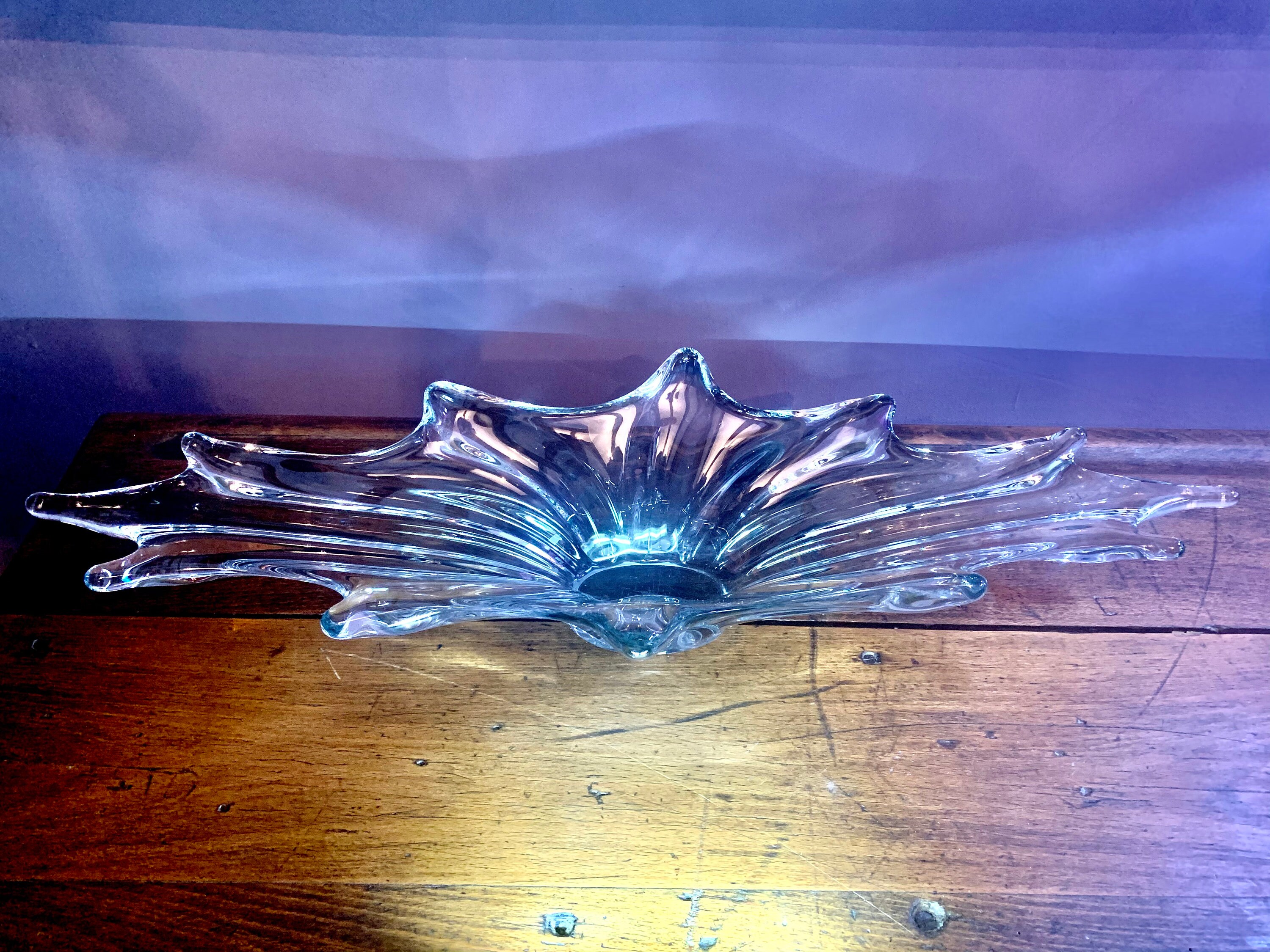 Fabulous French Vintage Splash Glass Art. | Etsy