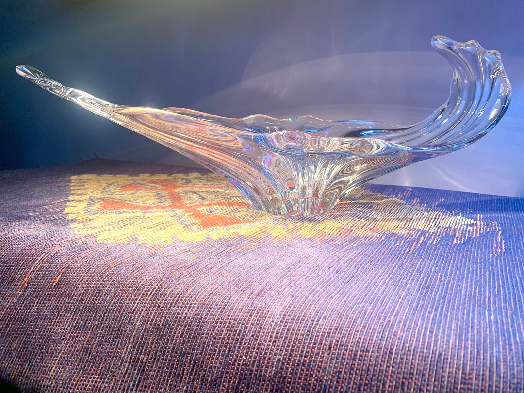 French Vintage Splash Glass Art - Etsy