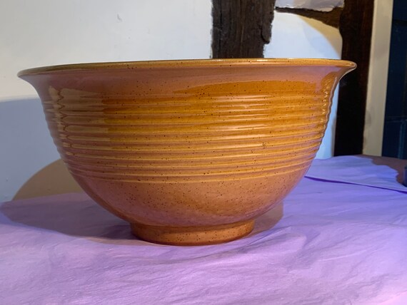 Large Glazed Pancheon Confit or Milk Bowl | Etsy