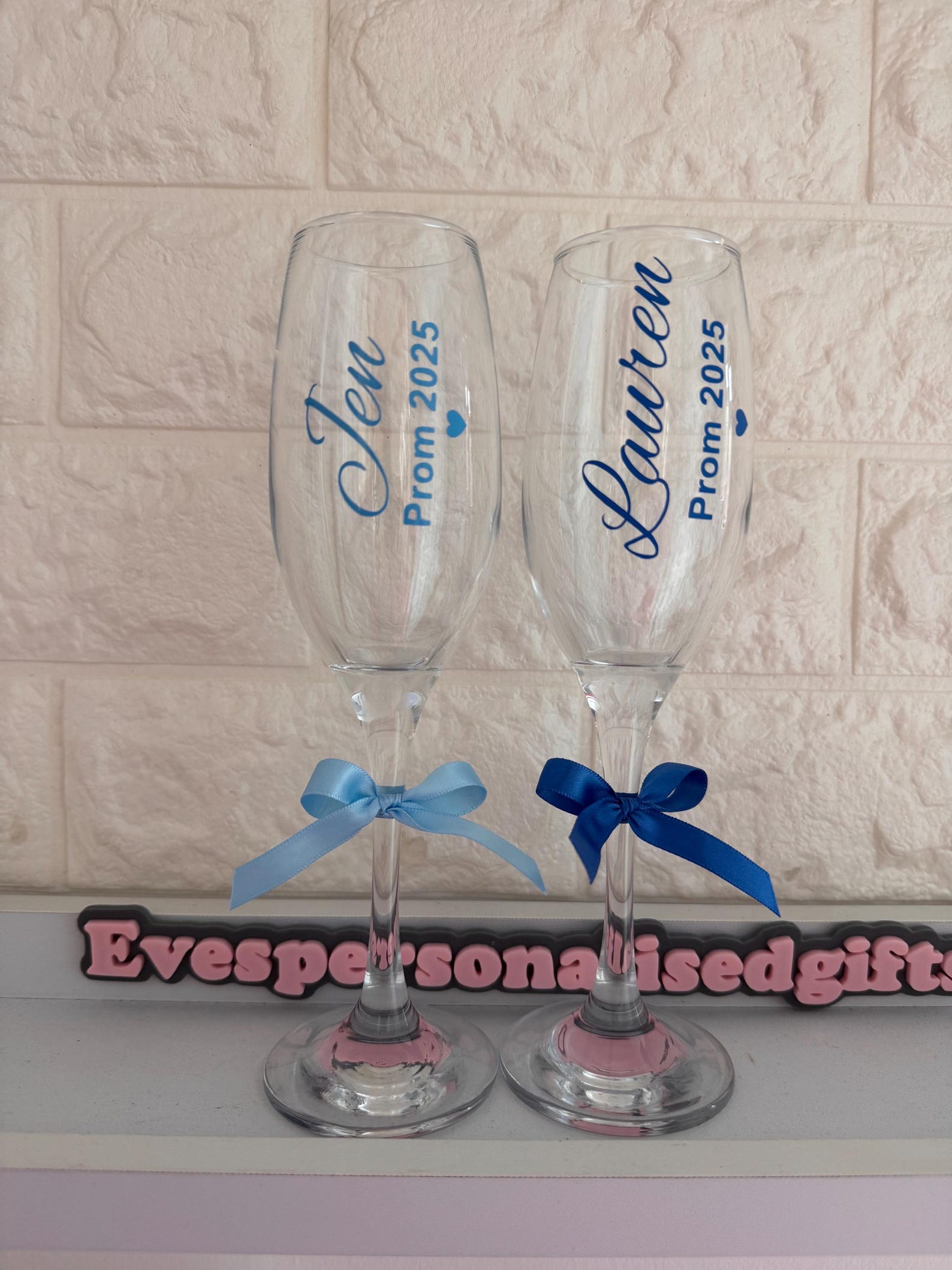 Personalised Prom Champagne Flutes, Prom Night, - Etsy UK
