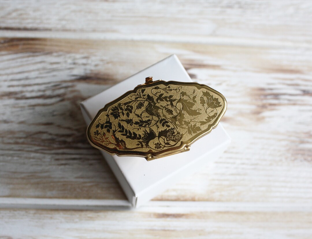 Vintage Stratton Floral Lipstick Case / Retro Vanity Lipstick - Etsy