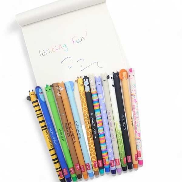 Animal Erasable Pens - Etsy UK