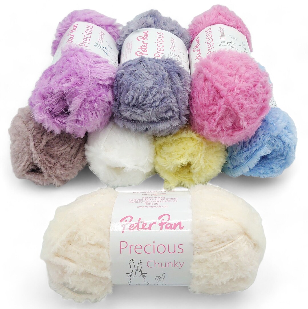 Wendy Chunky Acrylic PETER PAN Precious Baby Nylon Pattern and Yarns ...
