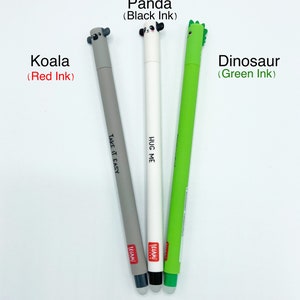 Legami Erasable Gel Pen 0.7mm Tip Kawaii Cute Animal School - Etsy