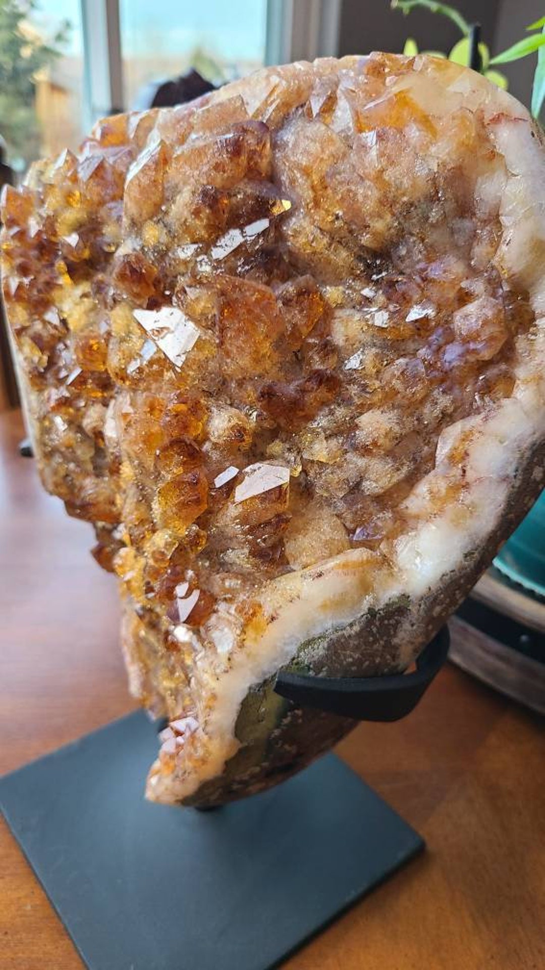Extra Large Mounted Citrine Cluster - Etsy