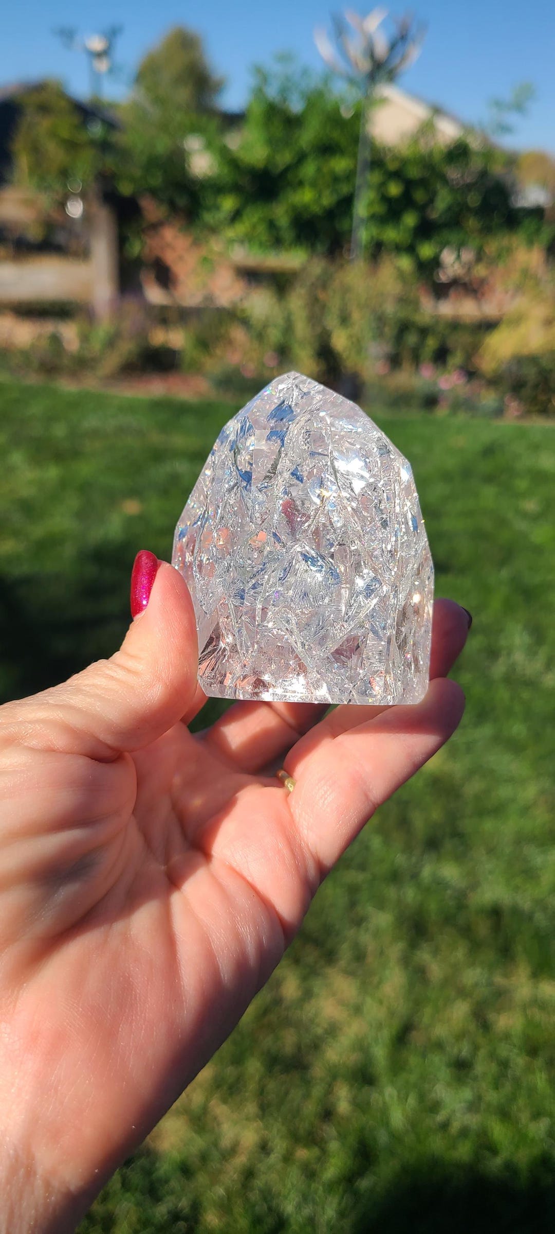 Cracked Quartz Free Form - Etsy