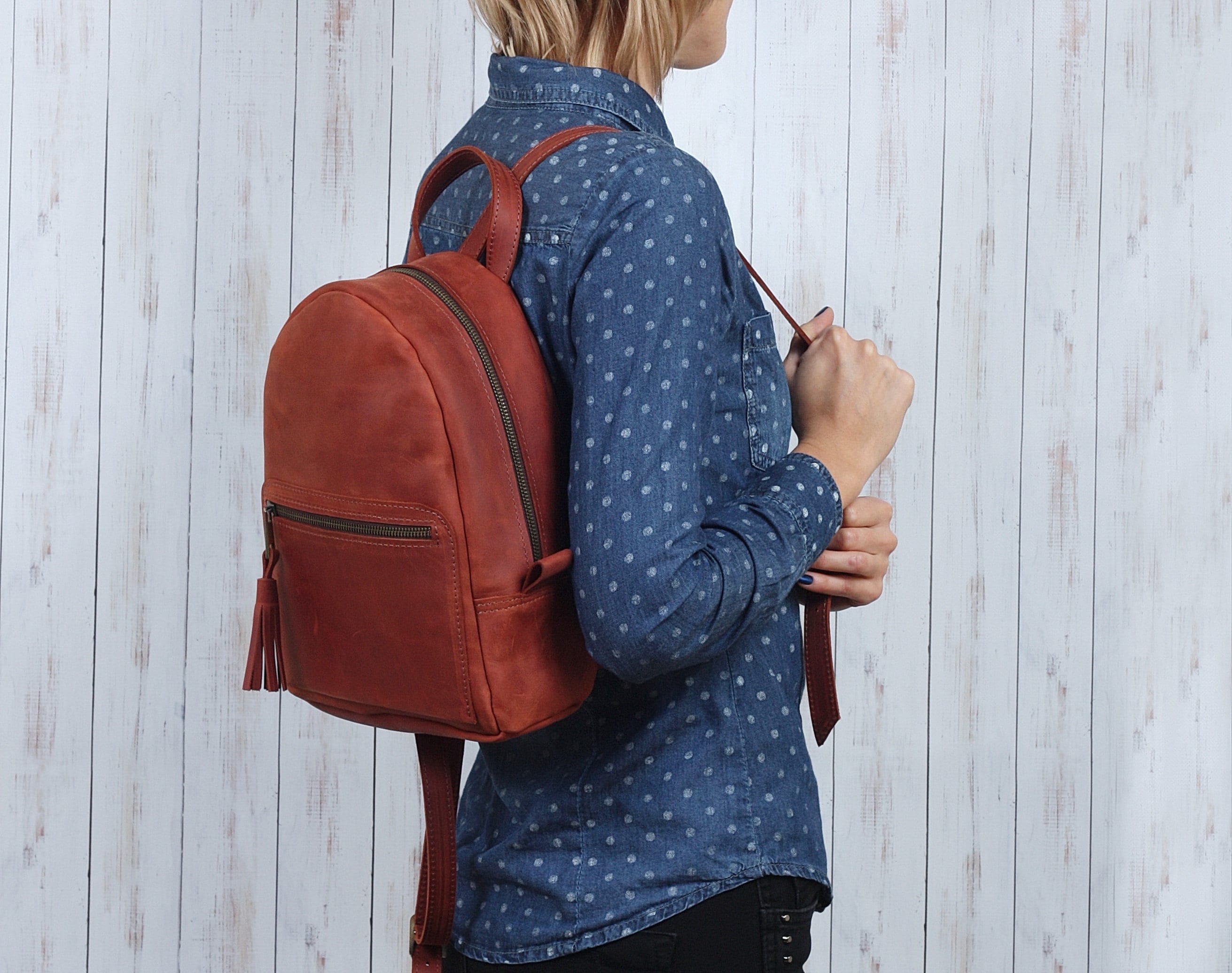 Leather Backpack Backpack Leather Bag. Leather Backpack | Etsy