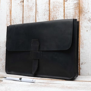 Leather Portfolio, Laptop Case, Leather Folder, Laptop Bag, 13 ...