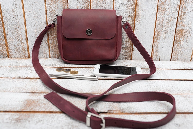 Leather bag Leather purse small purse leather crossbody | Etsy