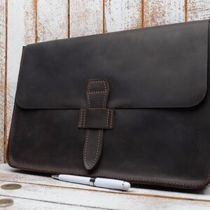 Leather Portfolio, Laptop Case, Leather Folder, Laptop Bag, 13 ...