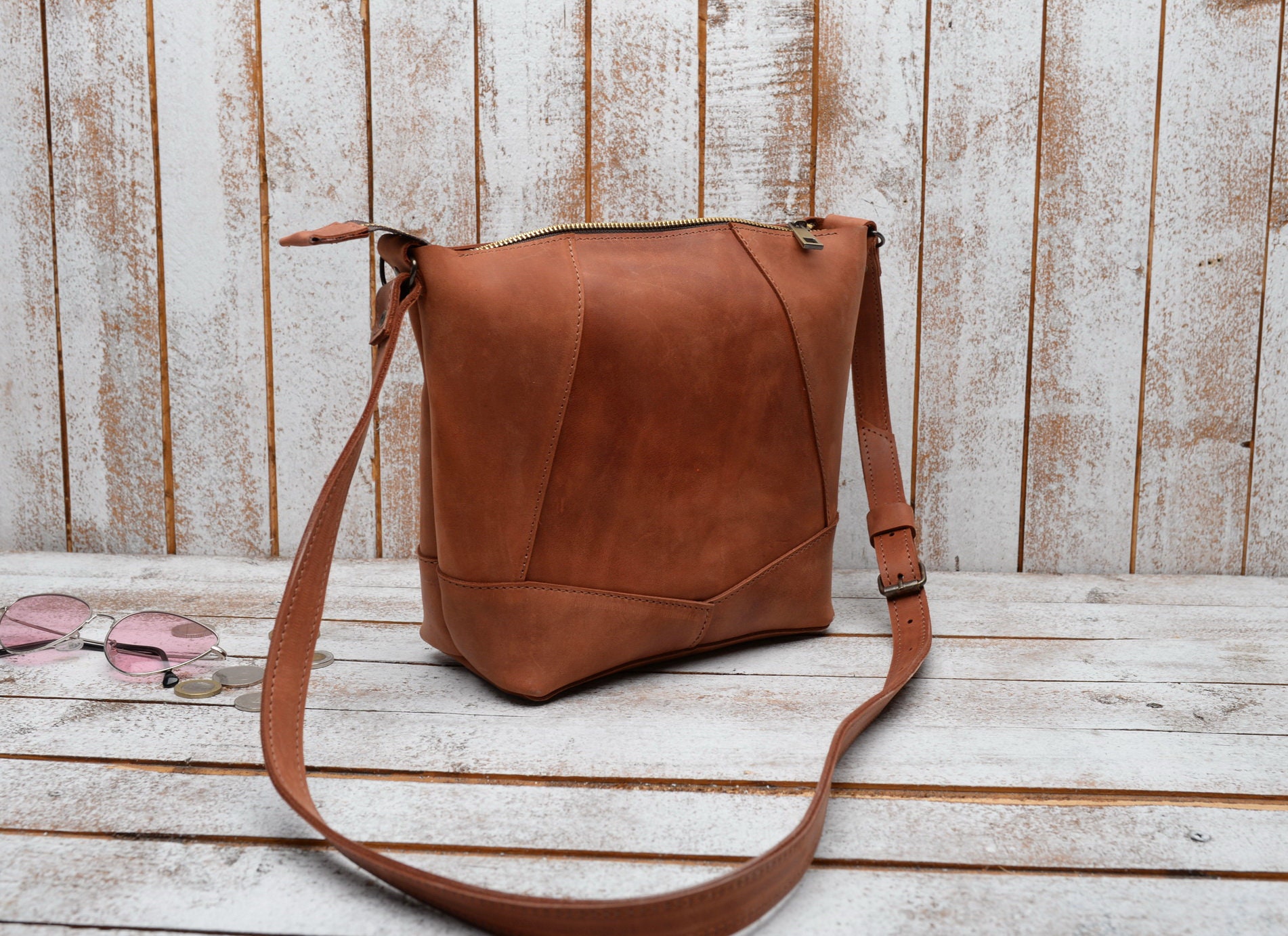 Leather Tote Bag Leather Handbag Gift for Women Leather | Etsy