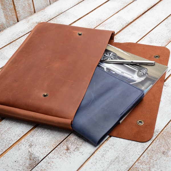 Leather Letter Folder - Etsy
