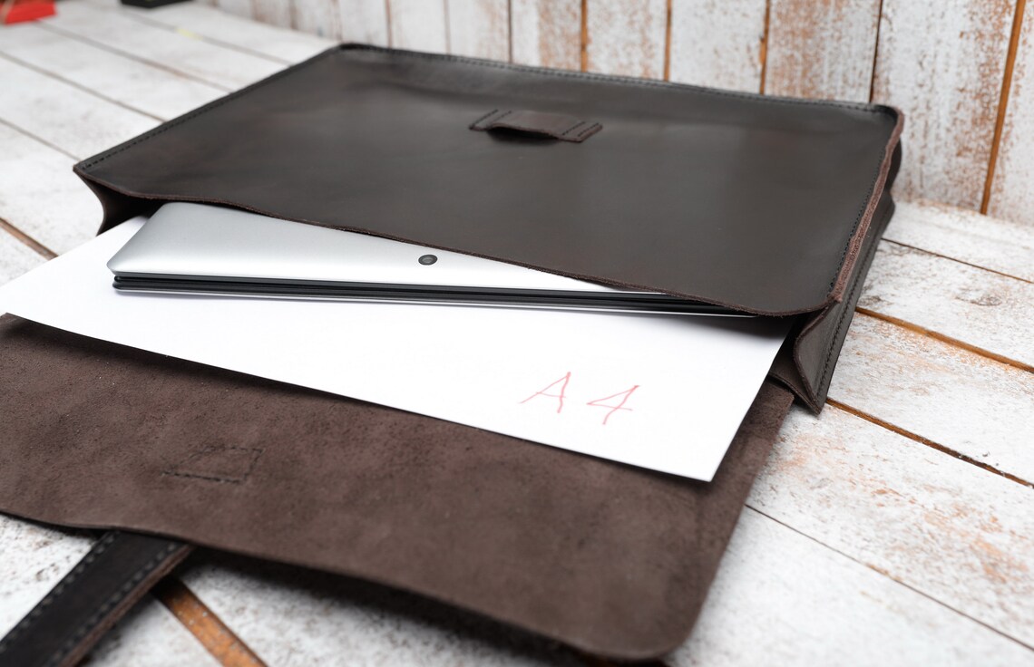 Leather Portfolio, Man Bag, Leather Folder, Leather Binder, Leather ...