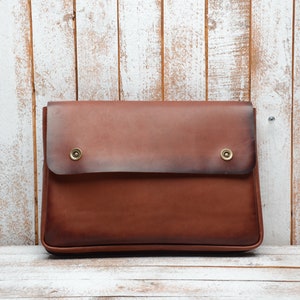 LEATHER PORTFOLIO Portfolio Leather folder Leather document | Etsy