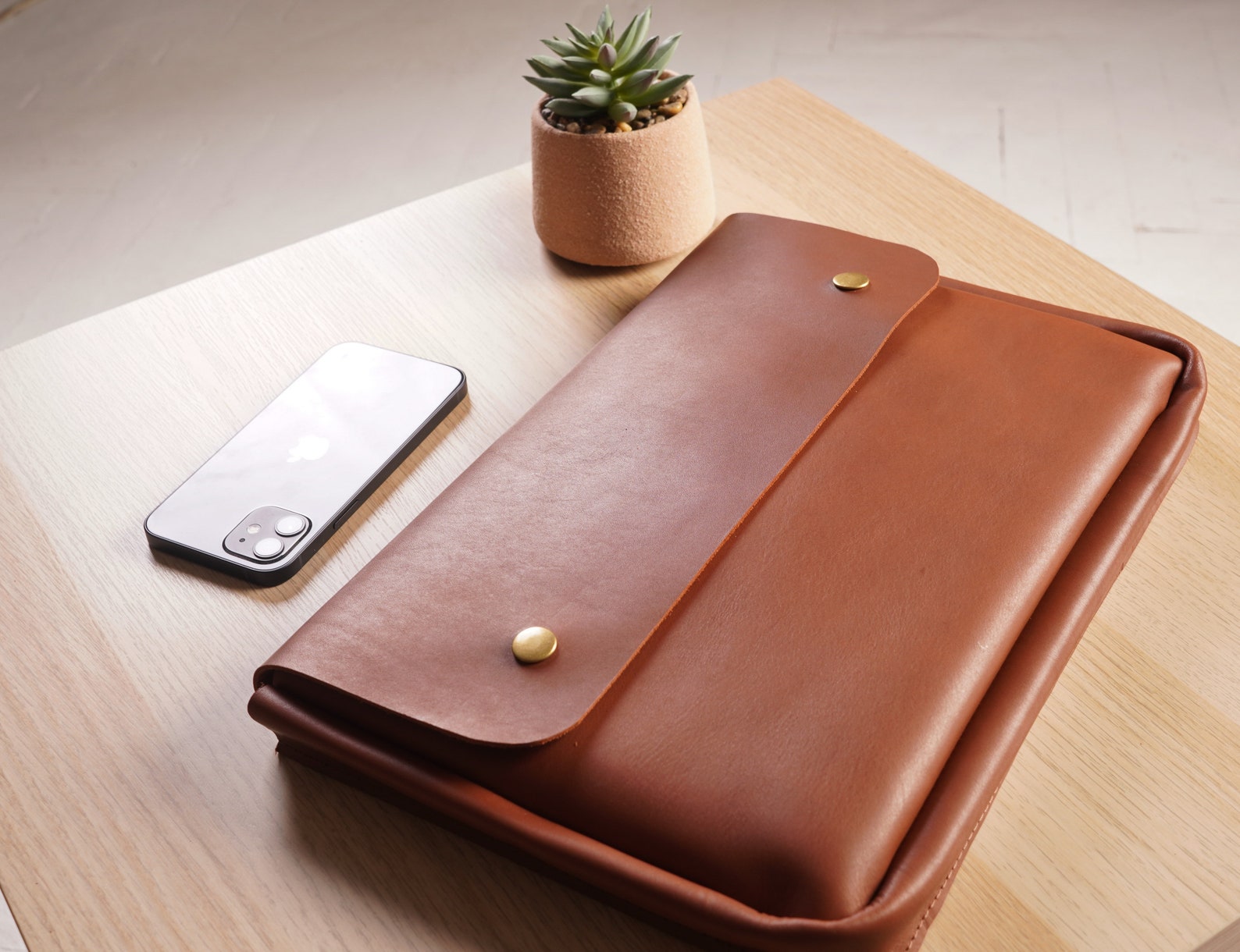 LEATHER PORTFOLIO Portfolio Leather Folder Leather Document - Etsy
