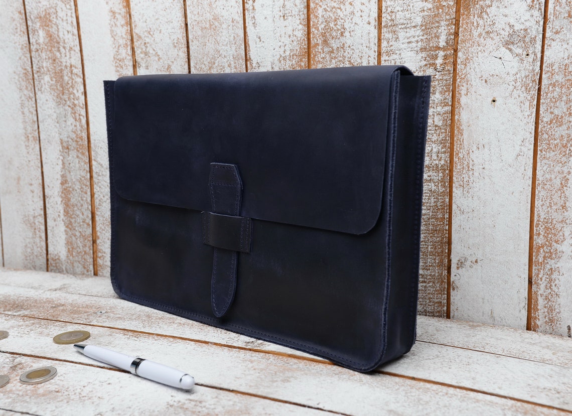 Leather Portfolio, Man Bag, Leather Folder, Leather Binder, Leather ...