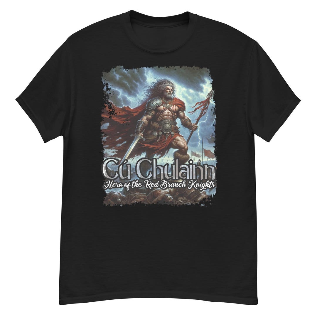 Cu Chulainn Celtic Irish Mythology War God Graphic Tees Shirt - Etsy