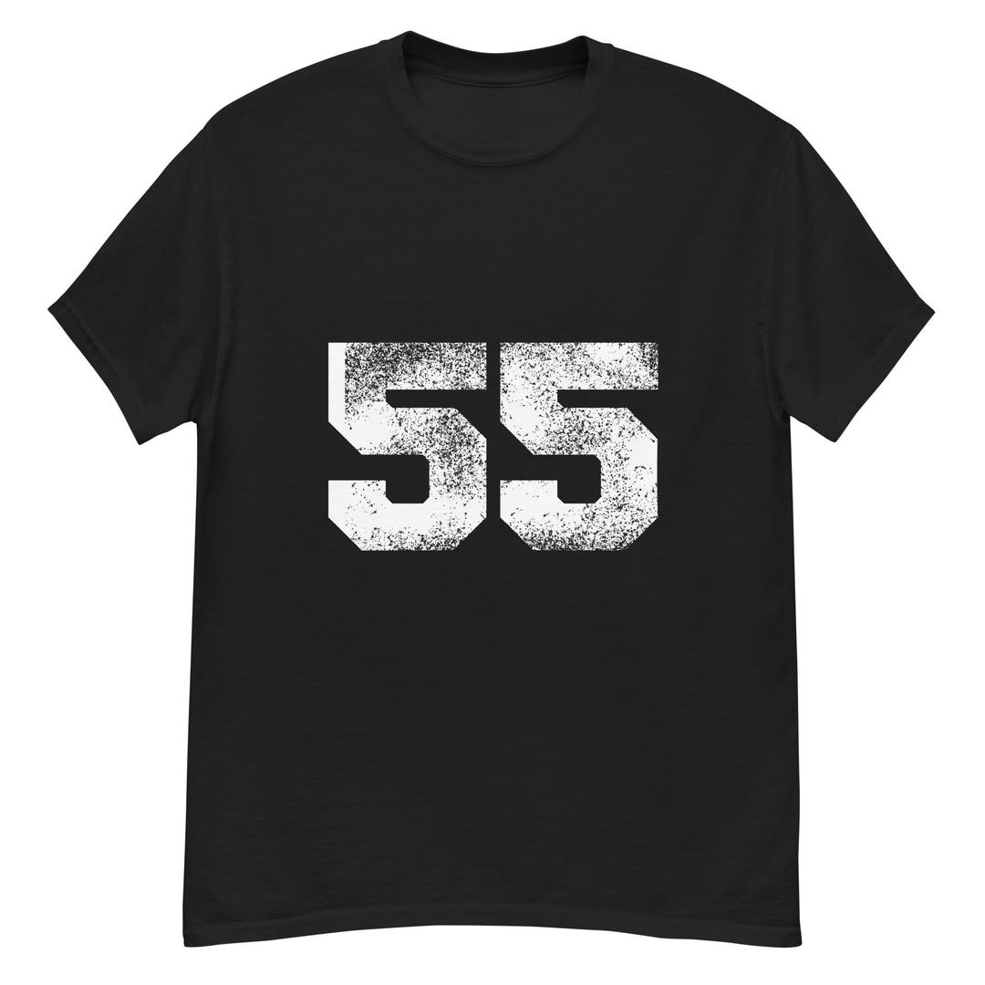 Jersey on Back Numero Number 55 Shirt - Etsy