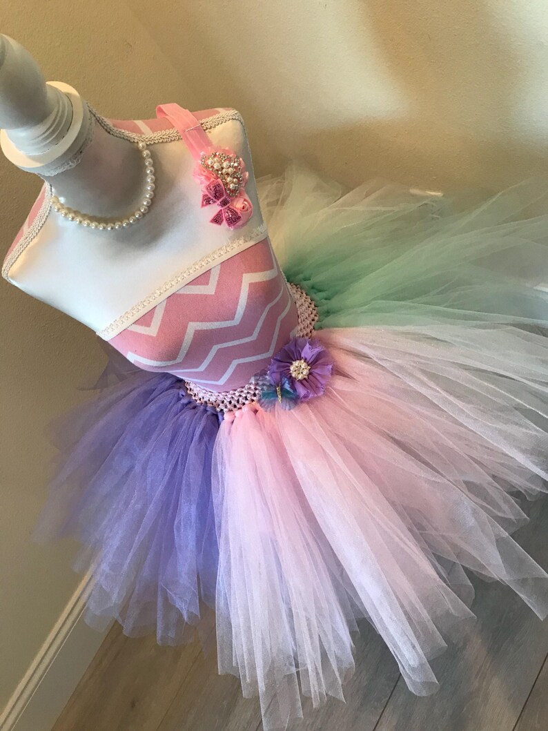 Unicorn Tutu Spring Tutu Easter Tutu Rainbow Tutu Etsy