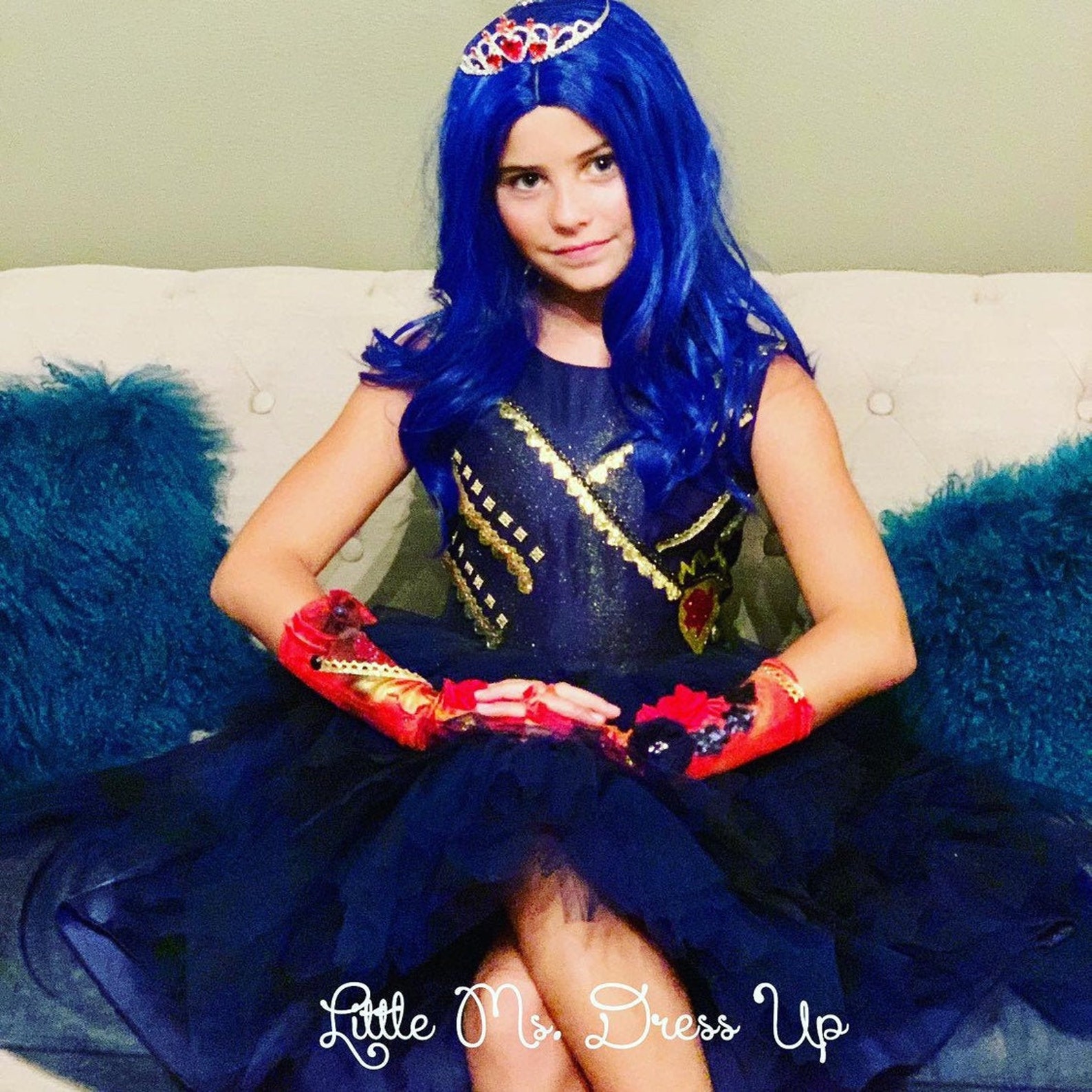 Evie Descendants Costume / Evie descendants dress / | Etsy