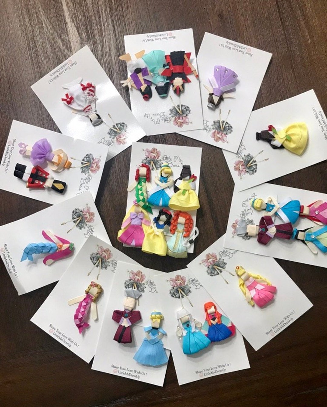 Princess Hair Clips / Alice in Wonderland Hair Clip/ Sleeping - Etsy