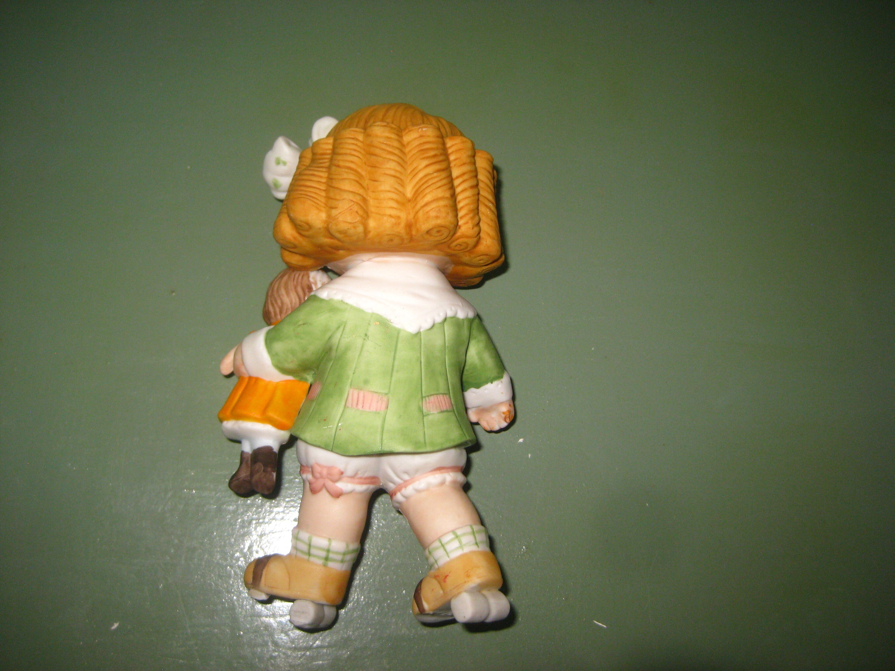 Rolling Skating Girl With Doll Figurine cin1585bt - Etsy