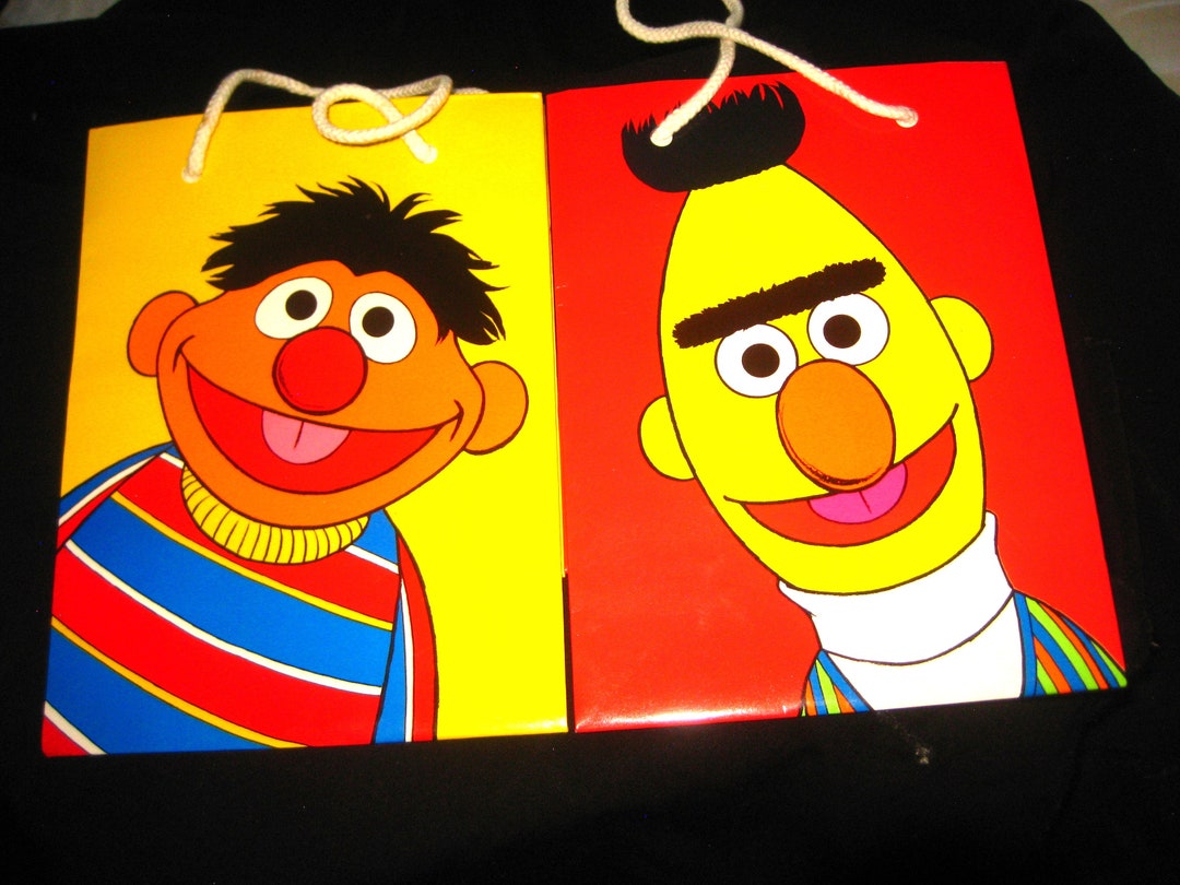 Vintage Bert & Ernie Gift Bags Lot of 2 [cin8023b] - Etsy