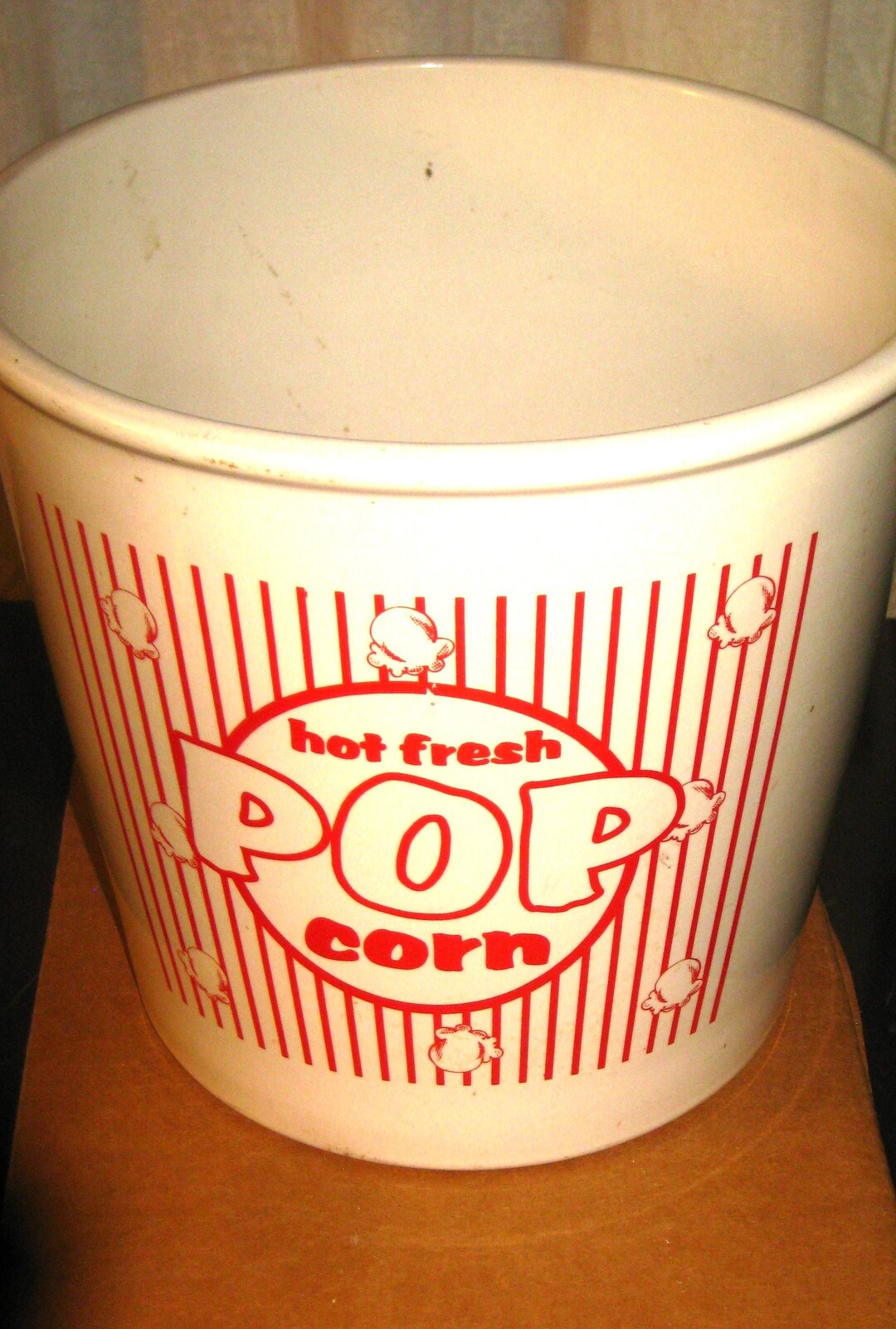Ceramic Popcorn Bowl / Bucket [cl1582b] - Etsy