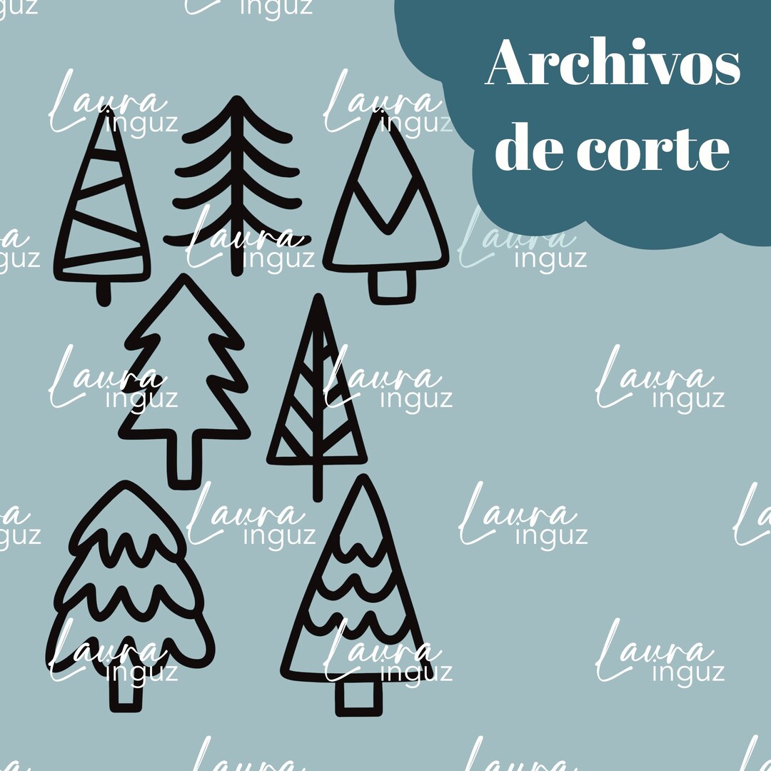 CUT FILE Trees PNG and Jpg Digital Cutting File Digidie for ...