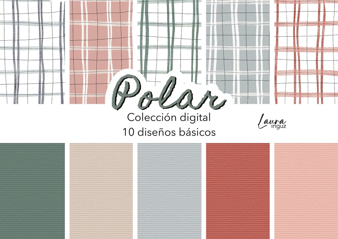 Fleece Basics. 10 Decorated Papers to Print. Scrapbook, Cardmaking ...