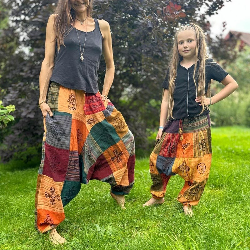 Patchwork Pants - Etsy