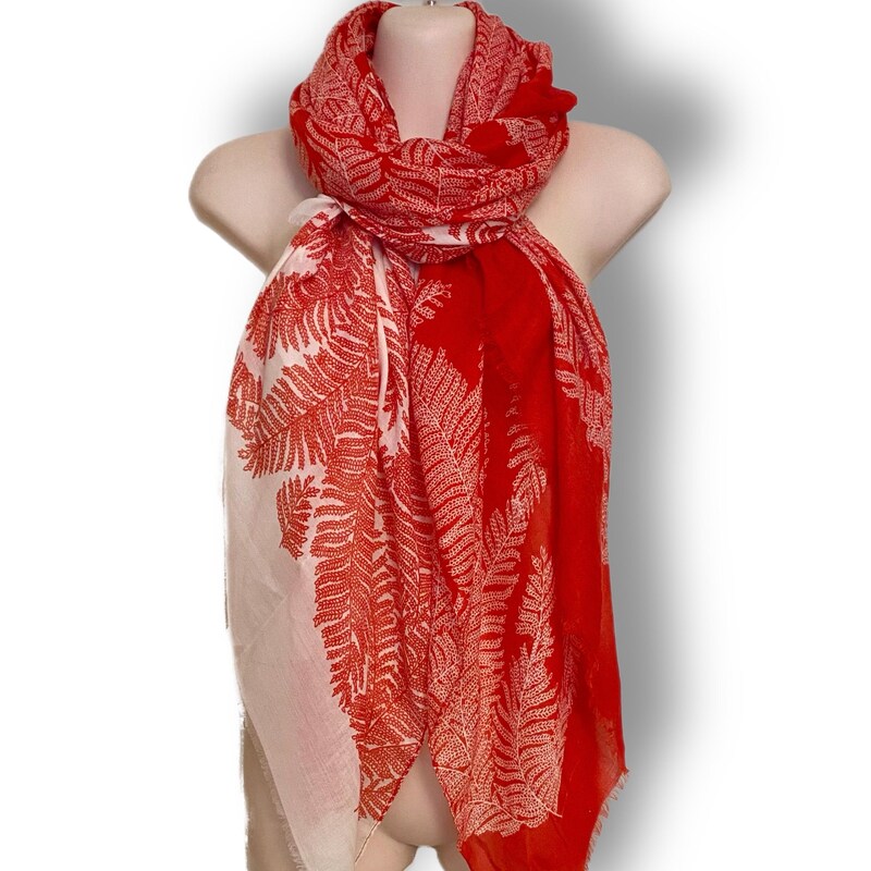 Red Scarfs - Etsy