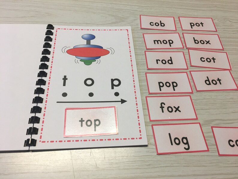 The Pink Series - Interactive Learning Books - Short “o” Book - W/ 12 ...