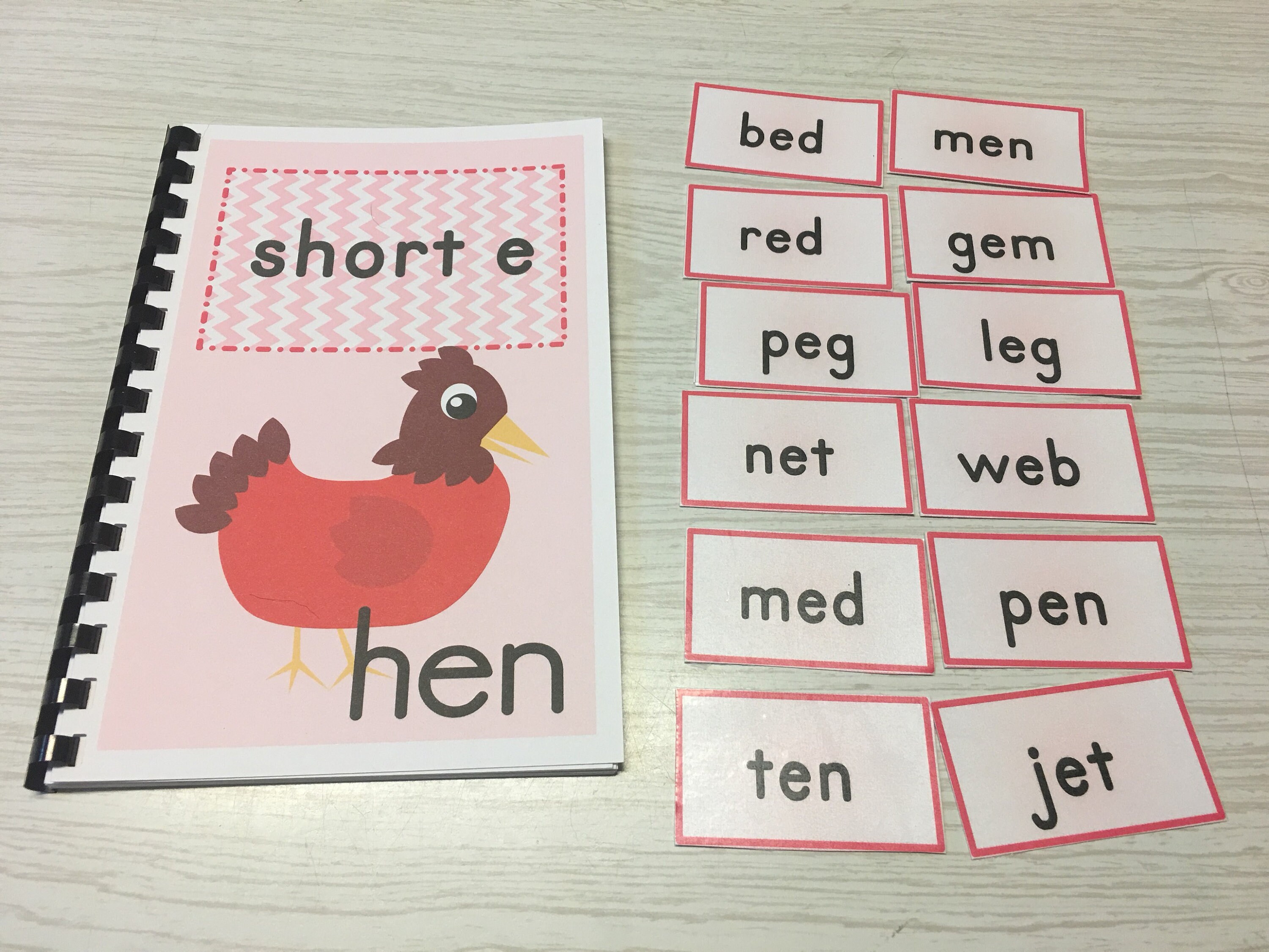 The Pink Series - Interactive Learning Books - Short Vowel Set - W/ 60 ...